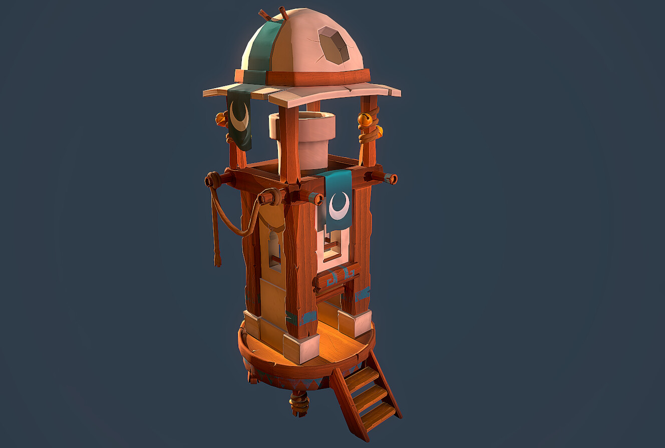 ArtStation - Stylized Tower