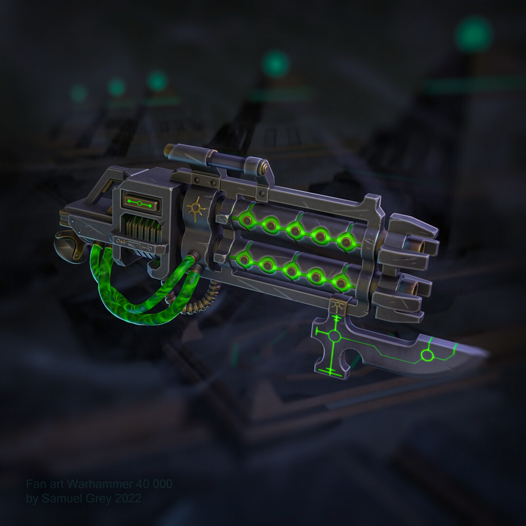 ArtStation - Gauss Blaster