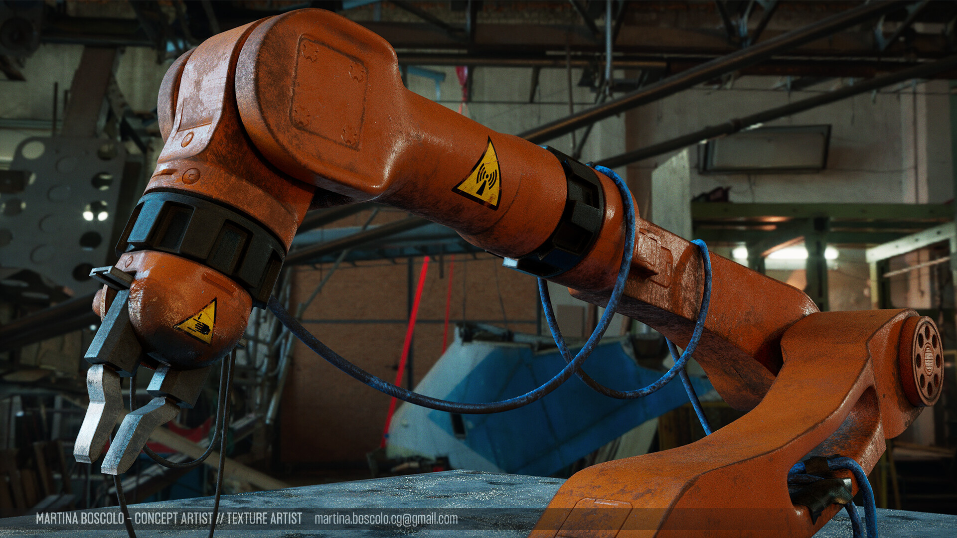 ArtStation - Robotic Arm