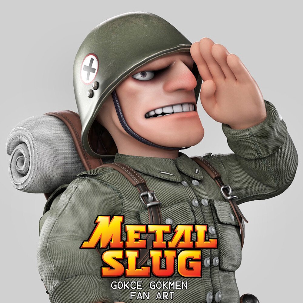 ArtStation - METAL SLUG - REBEL SOLDIER - FAN MADE