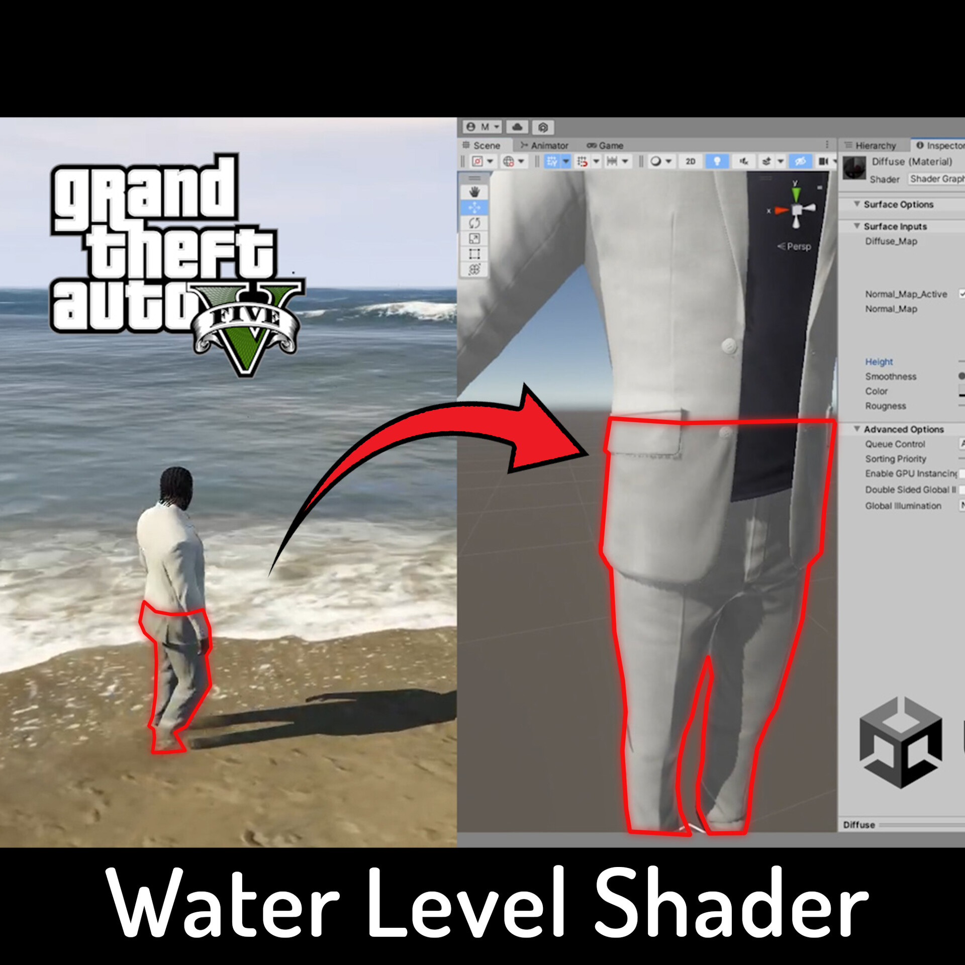 ArtStation - Water Level Shader