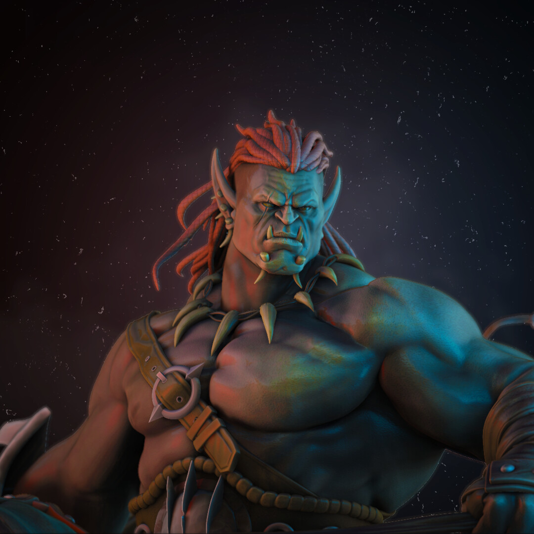 ArtStation - Orc Raider