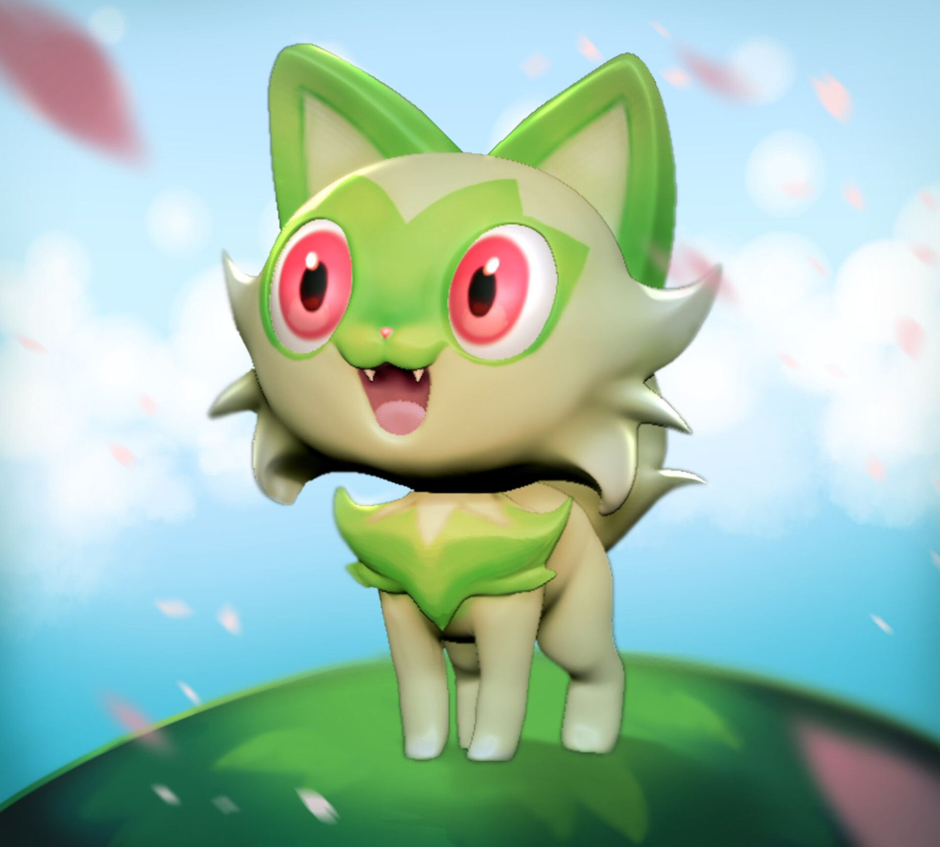 ArtStation - Sprigatito 3d model