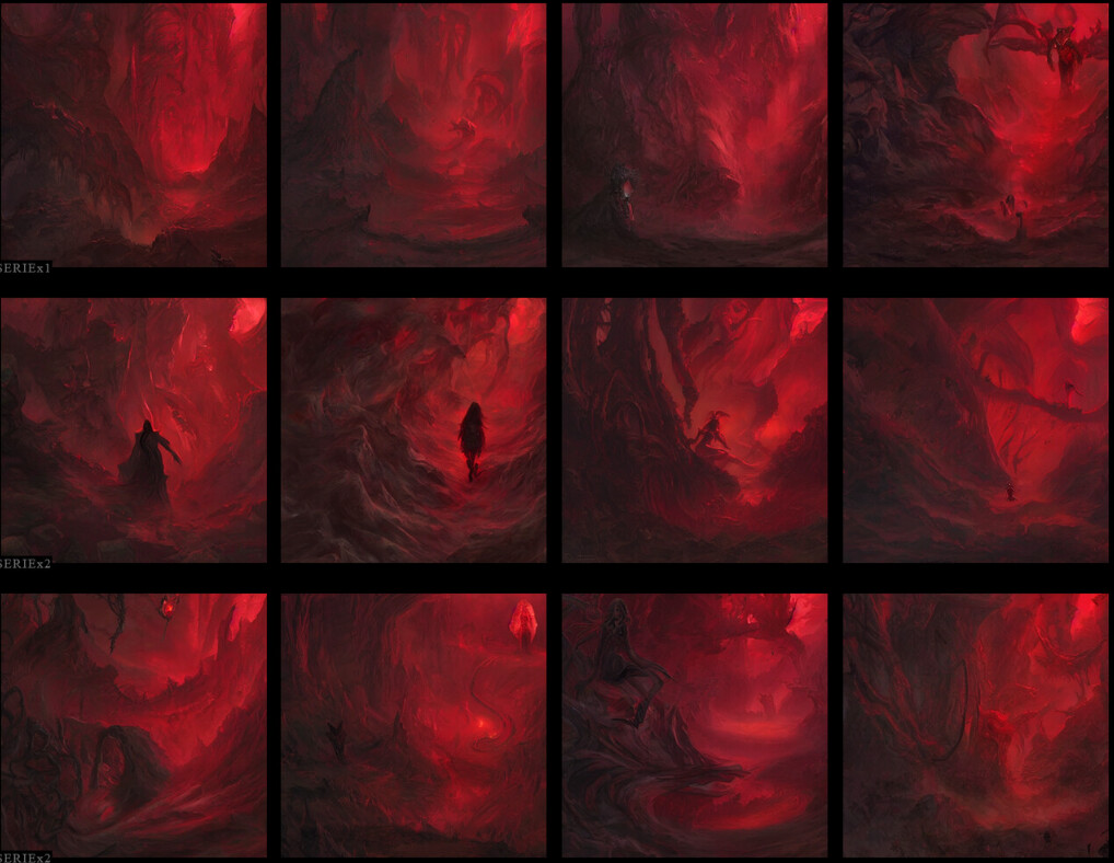 ArtStation - (USING AI) Environment Design - Hell