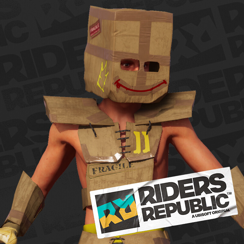 ArtStation - Cardboard Fan Man - RIDERS REPUBLIC