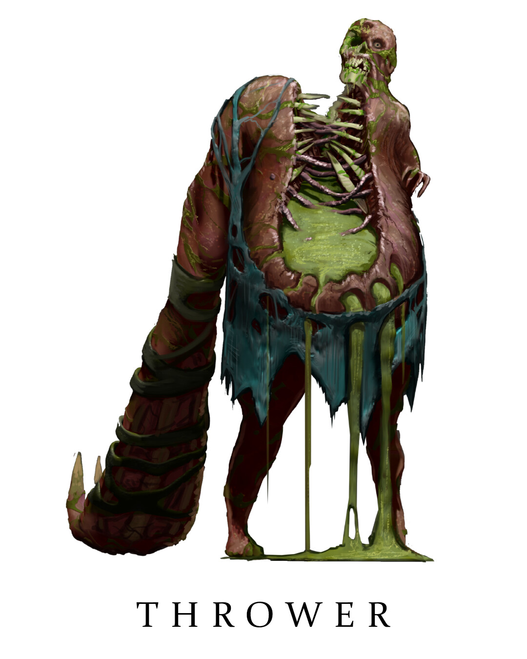 ArtStation - Thrower - Enemy concept