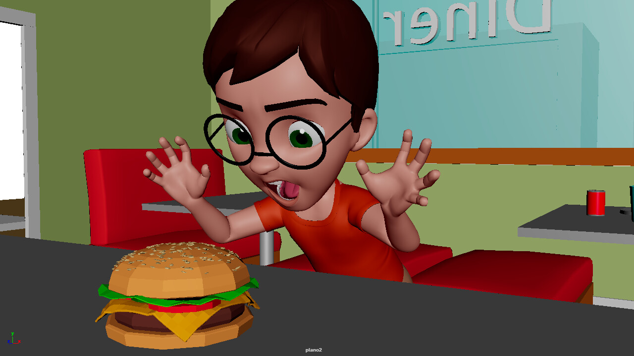 ArtStation - Burger Thief, Steal your way