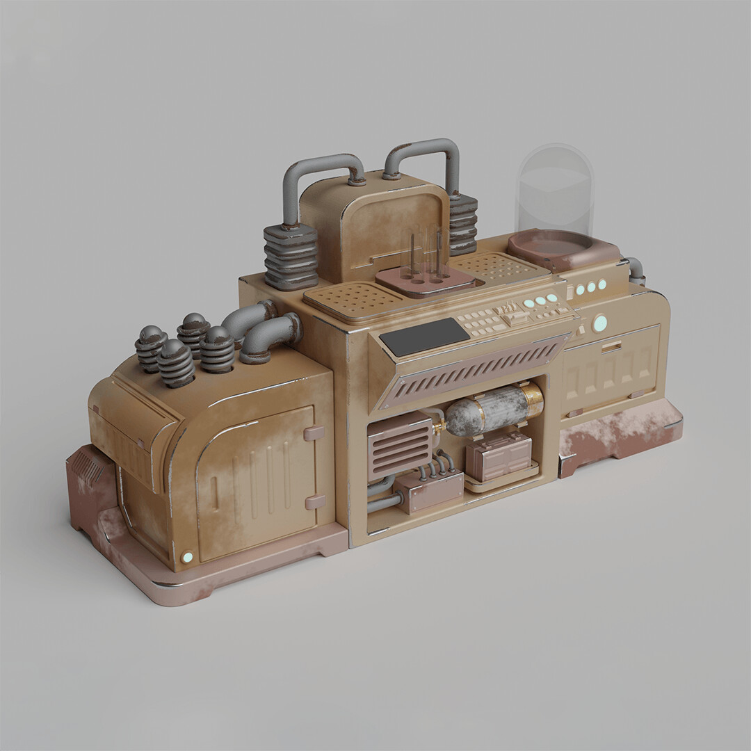 ArtStation - Retro Machine M-100