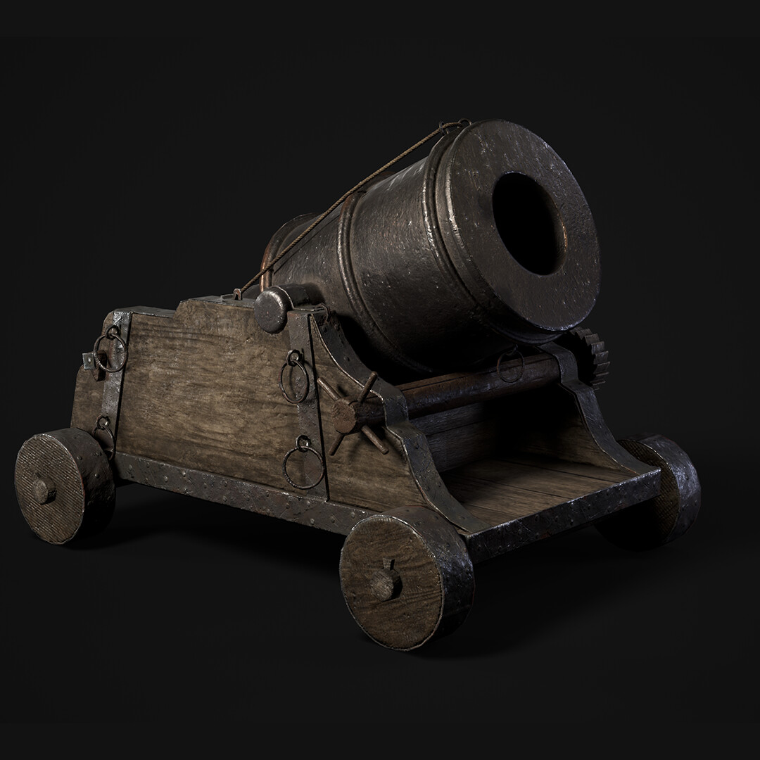 ArtStation - Medival Mortar [Props]