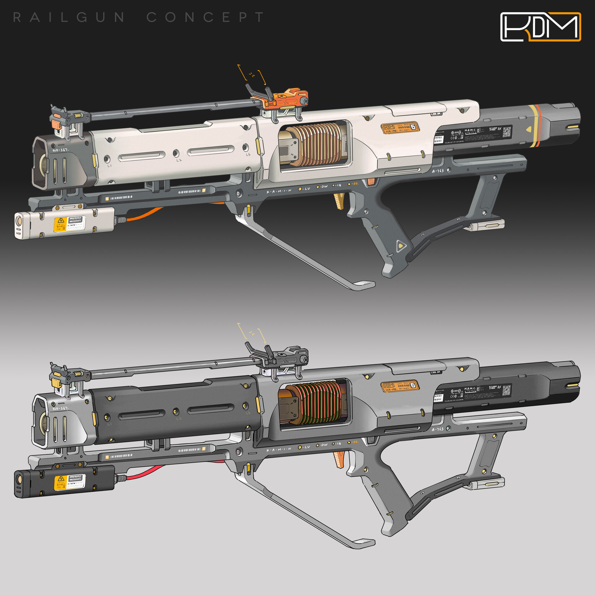 ArtStation - railgun SKETCH
