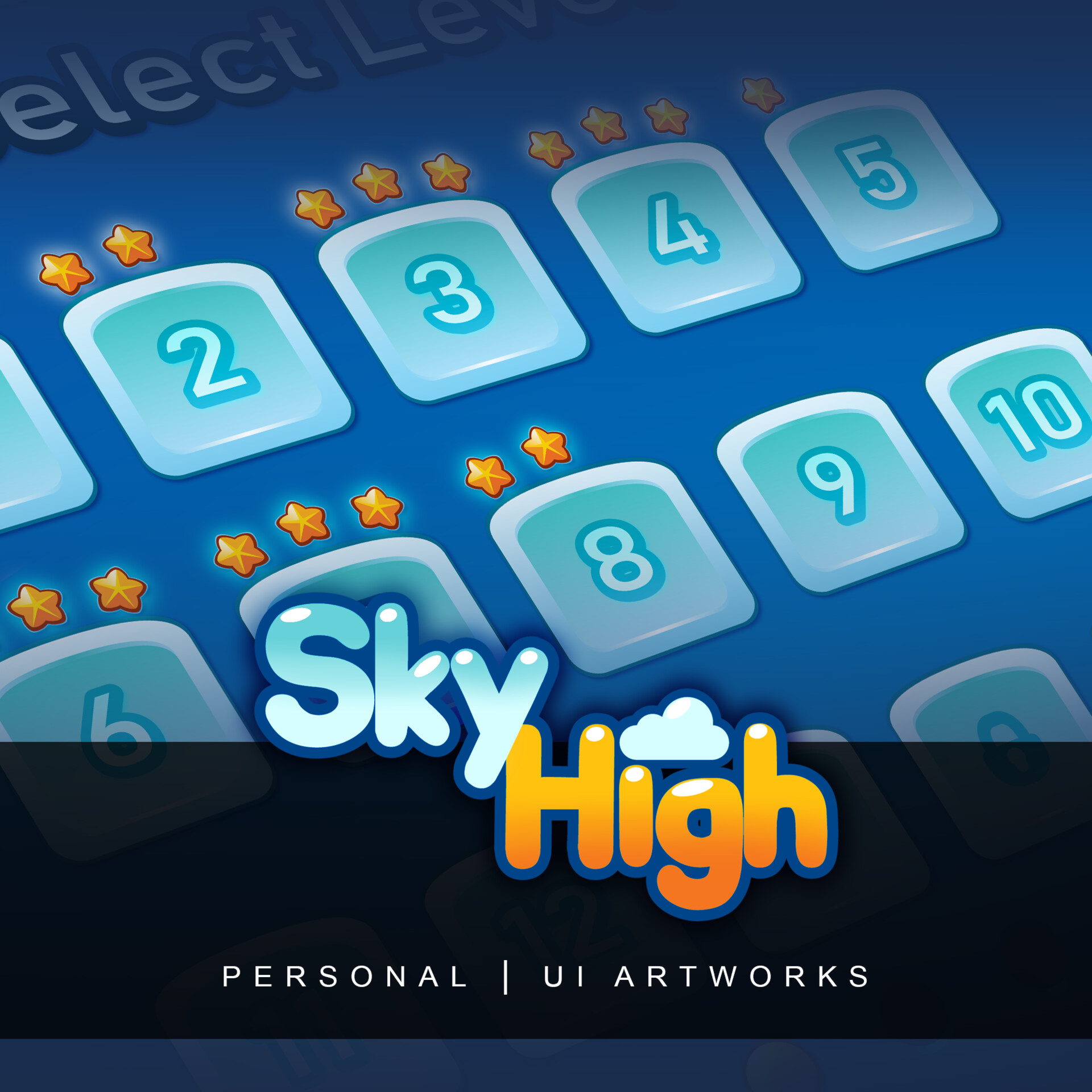ArtStation - Sky High: UI Artworks