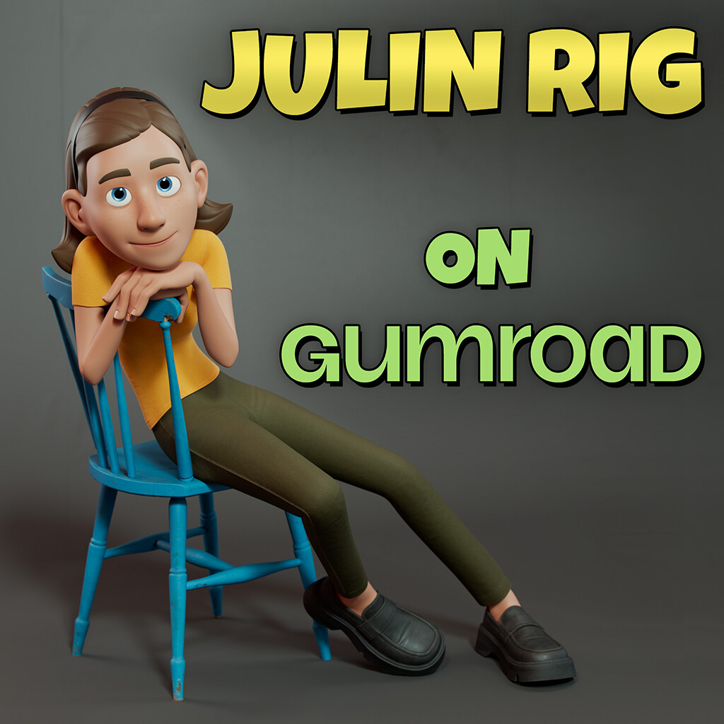 ArtStation - Julin -character rig for maya