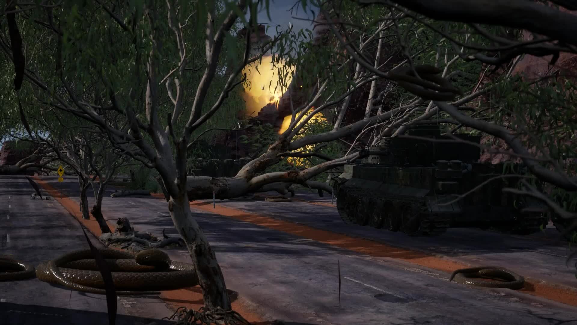 ArtStation - Battle Damaged tank Textured and with unreal engine output