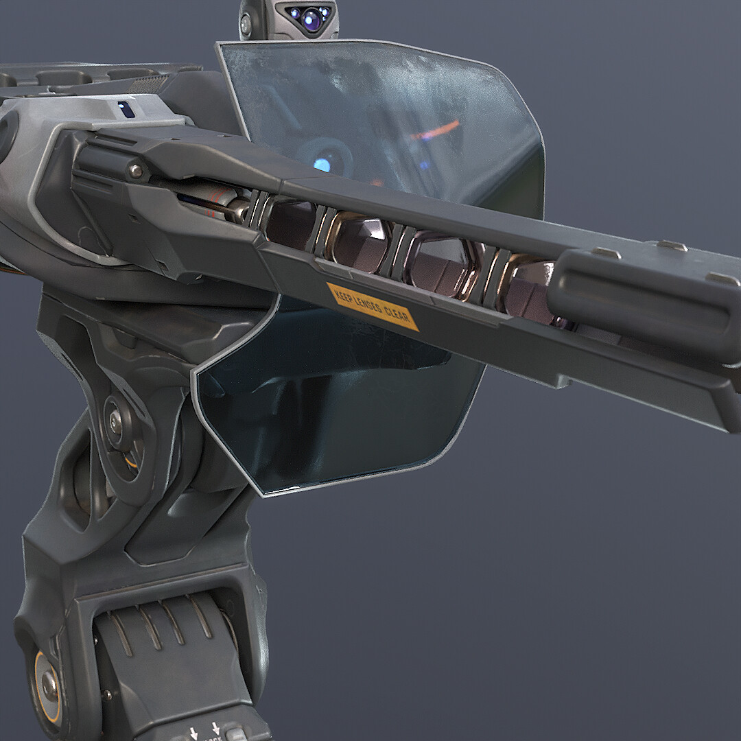 ArtStation - 'Mantis' - Defensive Laser Turret