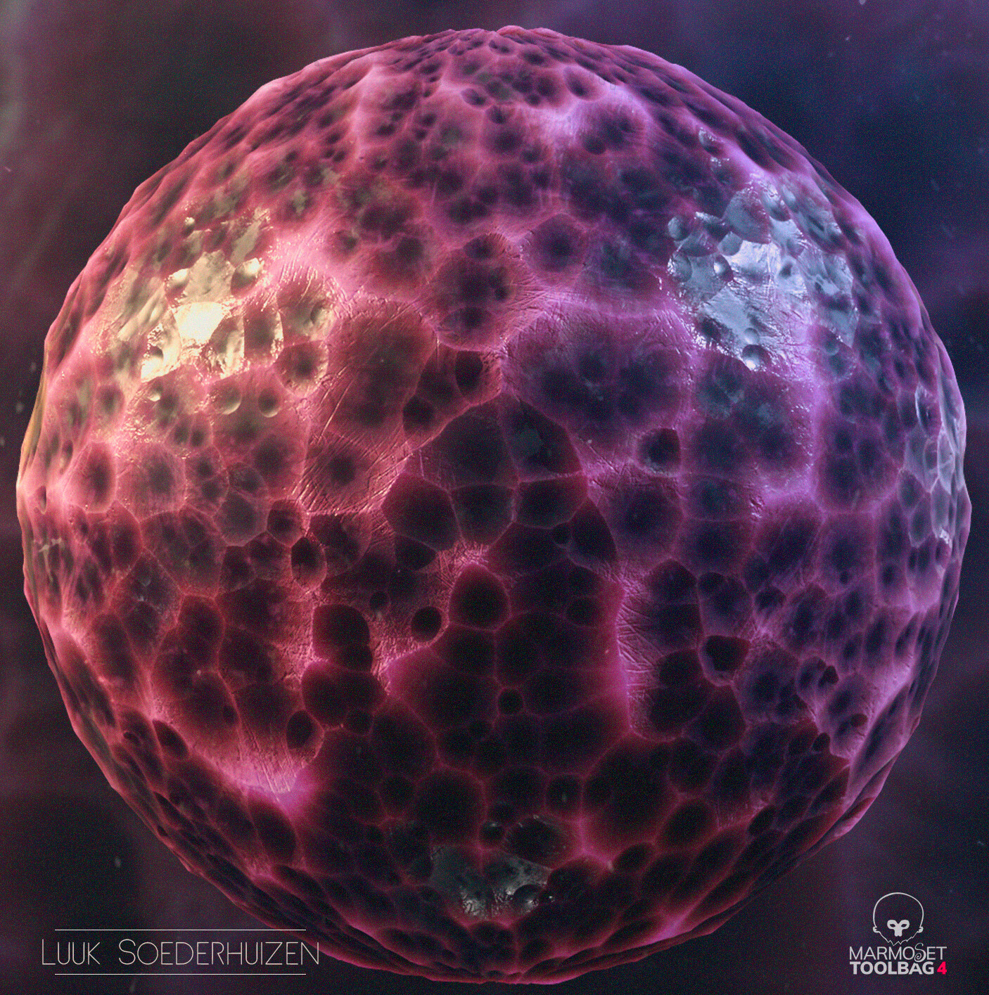 ArtStation - alien material