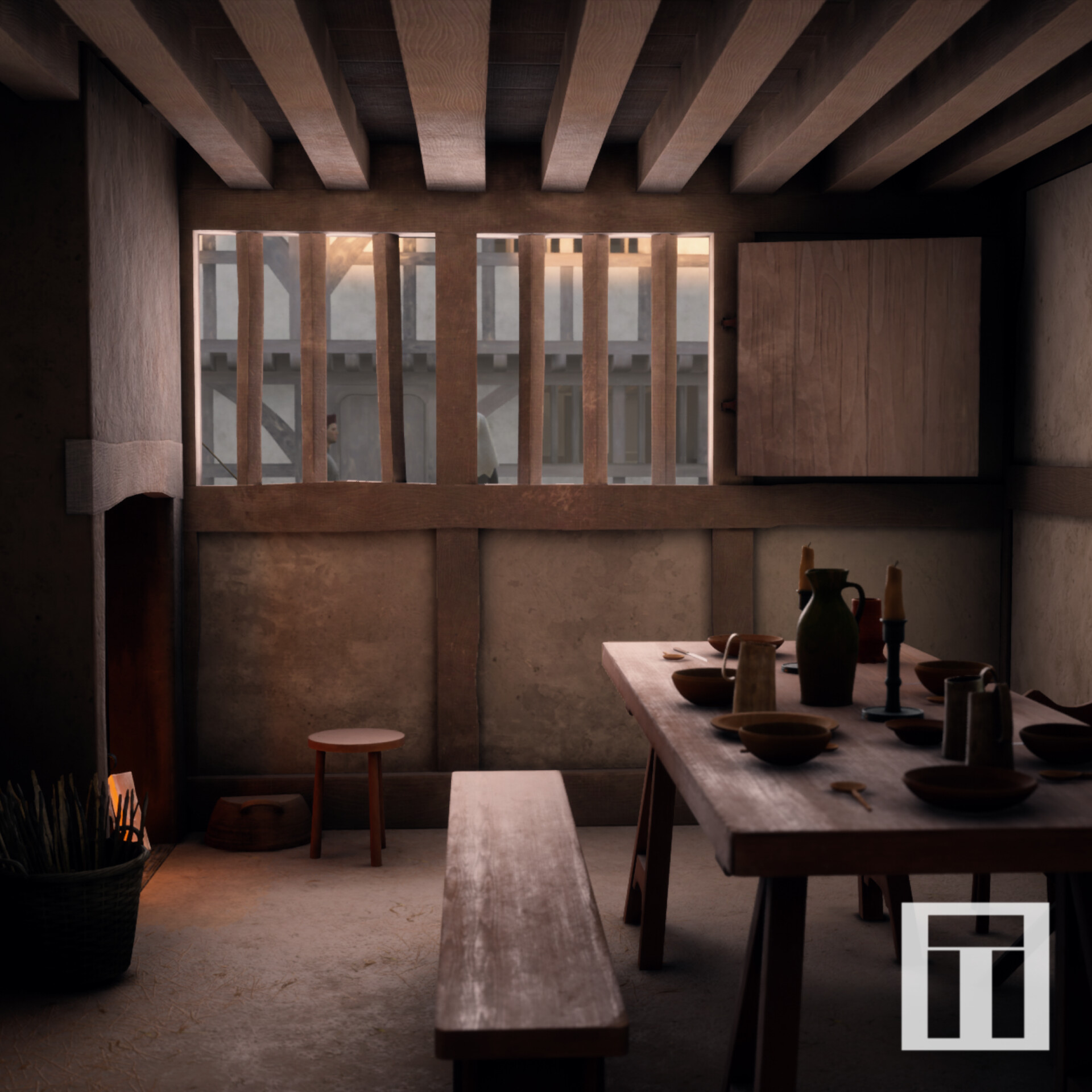 ArtStation - Medieval Parlour