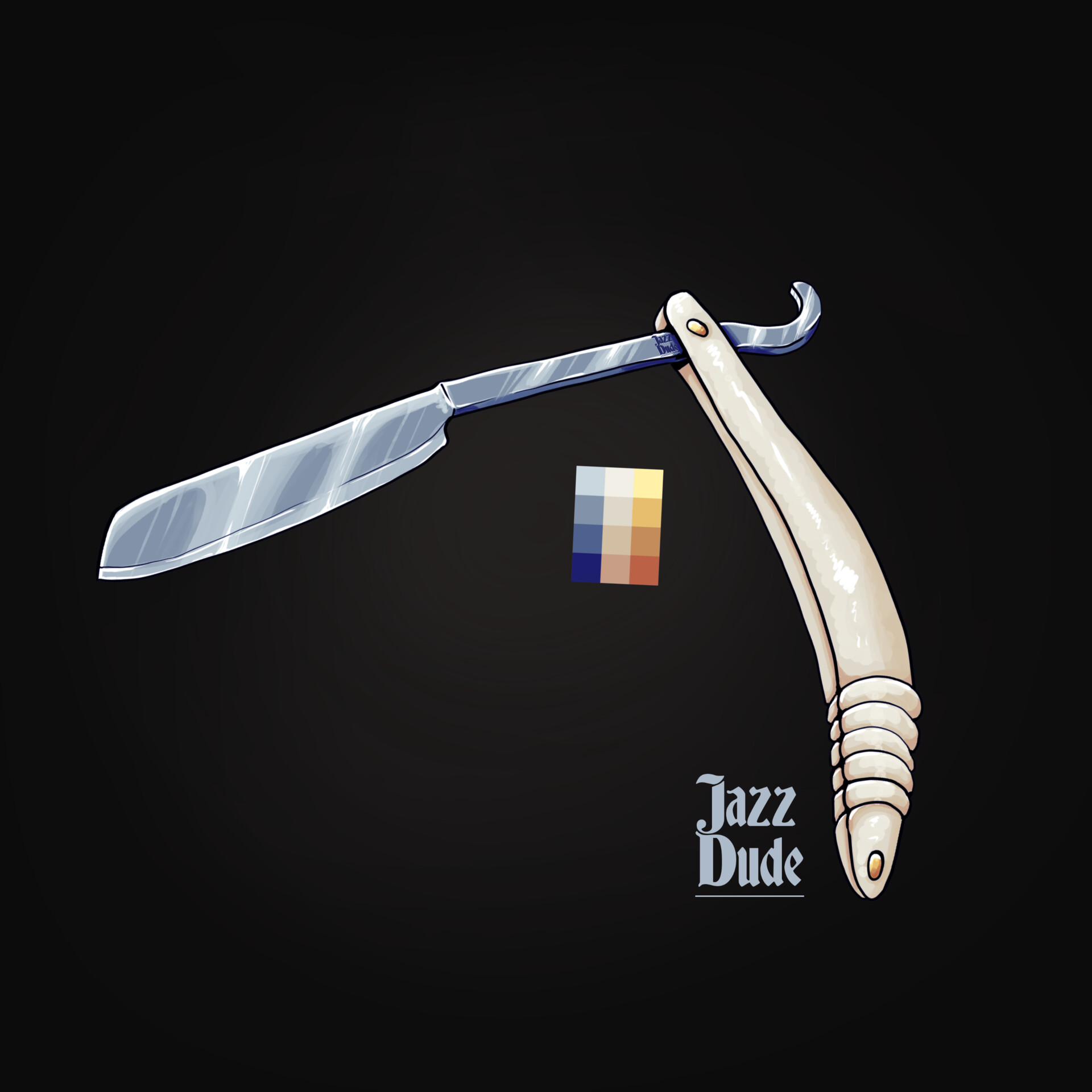 ArtStation - A razor with a ivory hilt