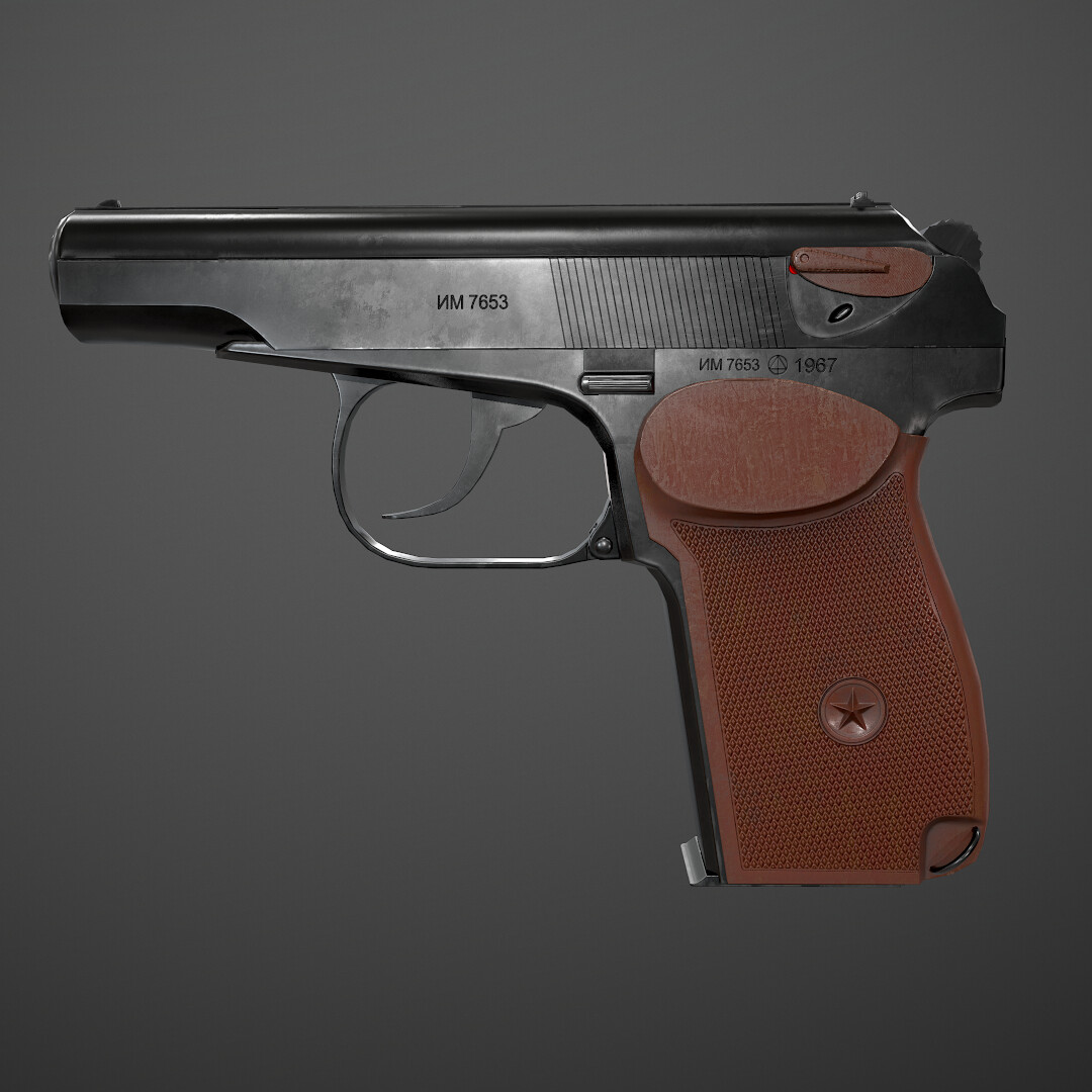 ArtStation - Makarov pistol