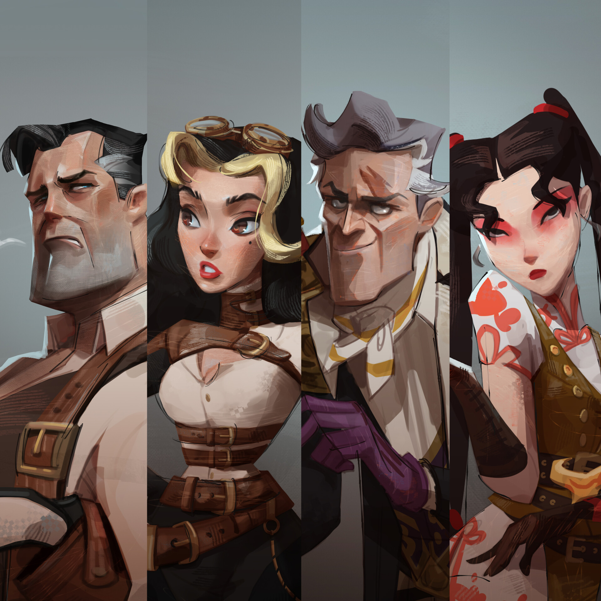 ArtStation - character design - Steampunk Archaeologist