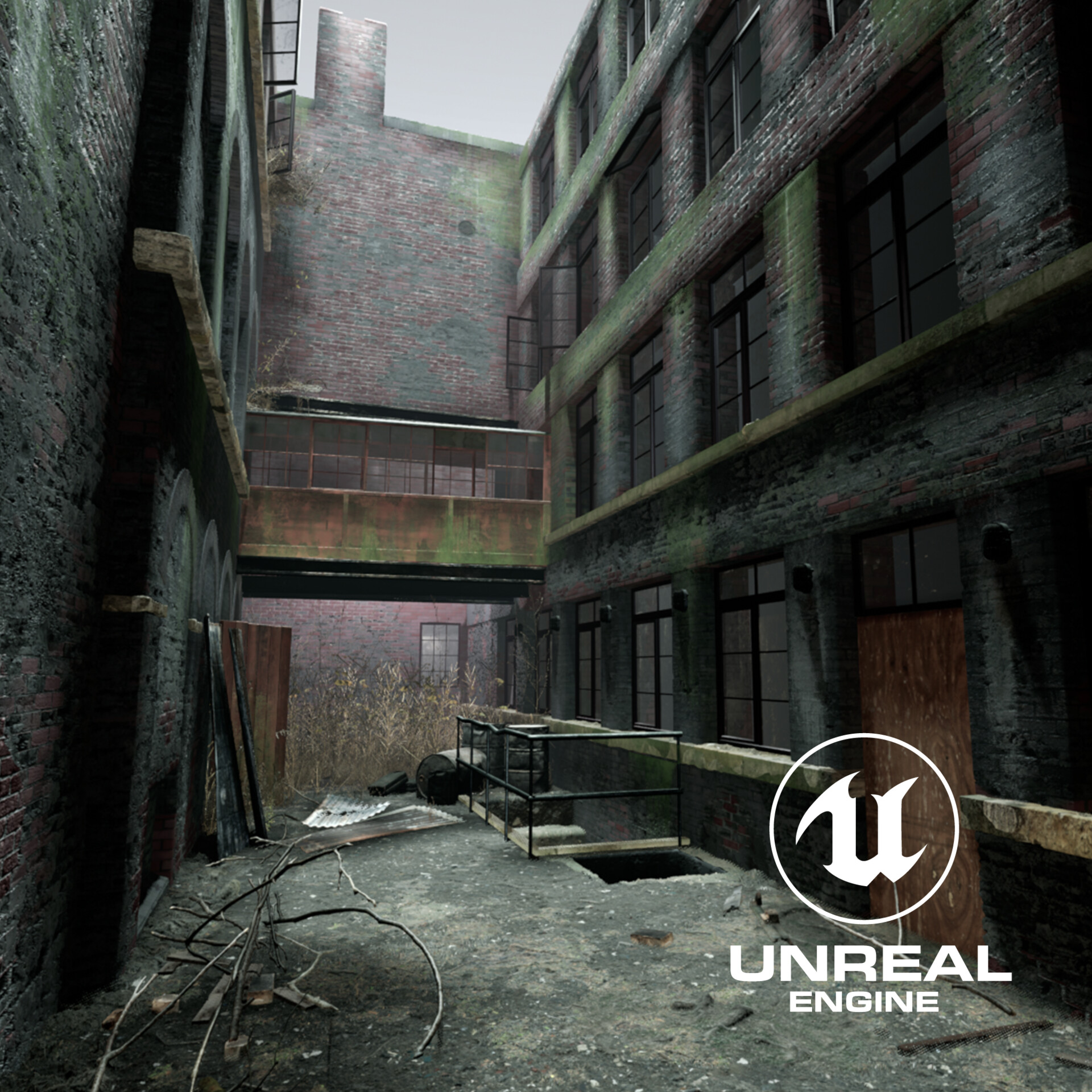 ArtStation - Abandoned Alleyway