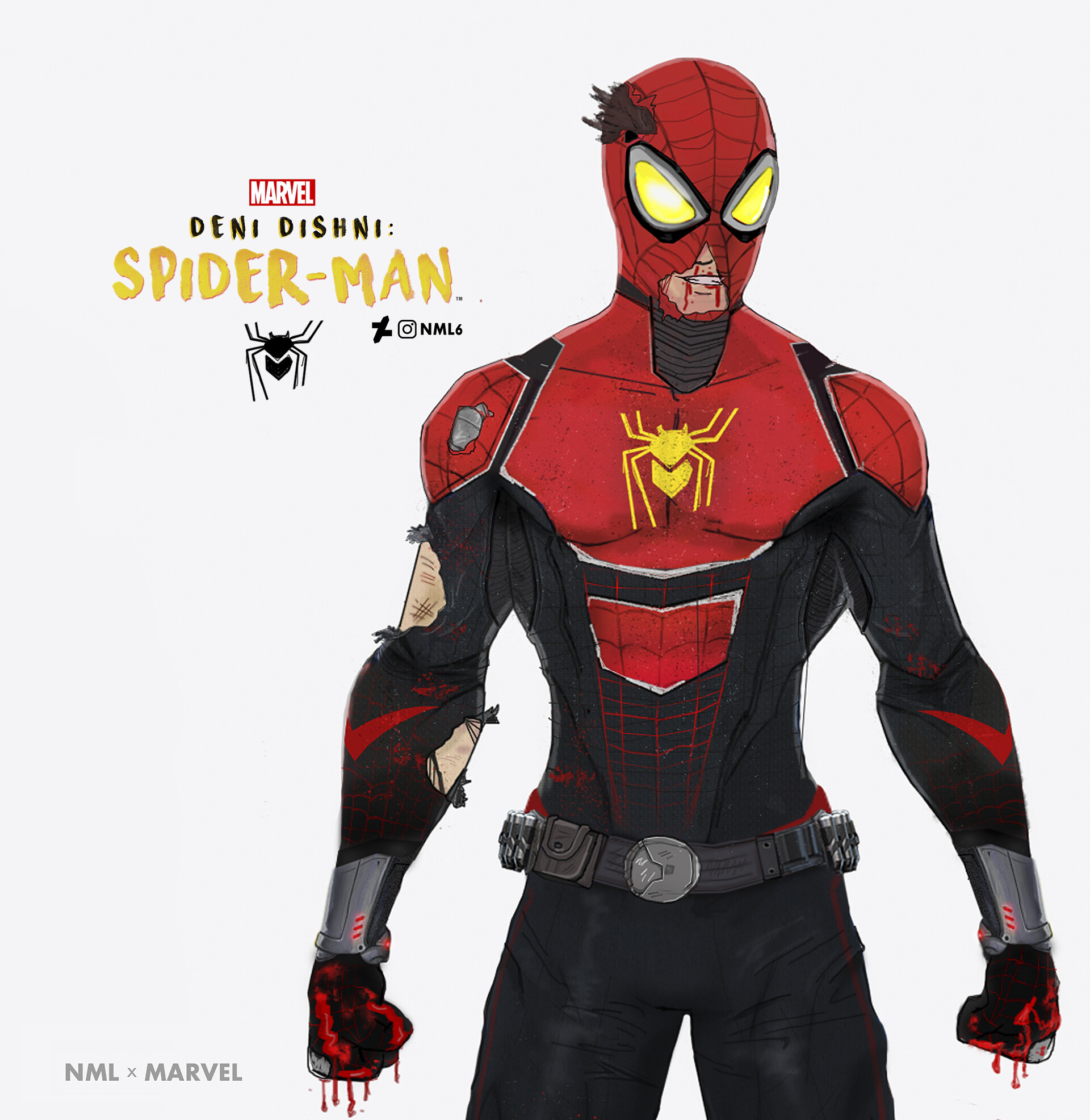 ArtStation - Deni Dishni: Spider-Man or Brand-New Spider-Man