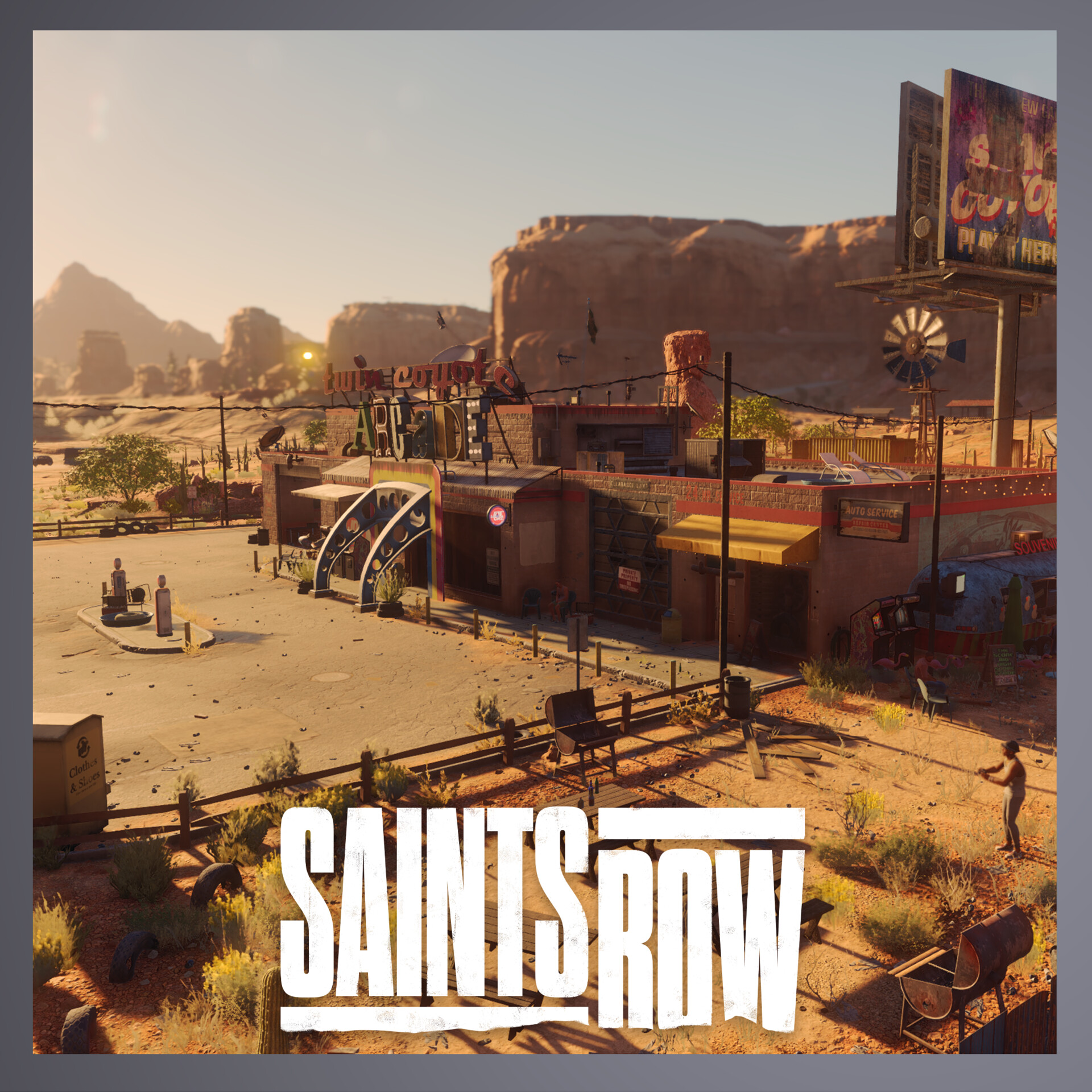 ArtStation - Saints Row | Twin Coyote POI