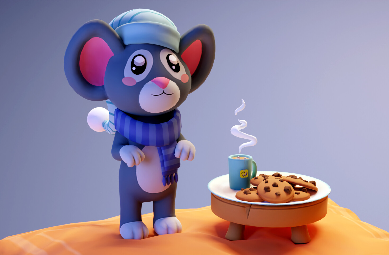 ArtStation - Cozy Little Mouse. zZz