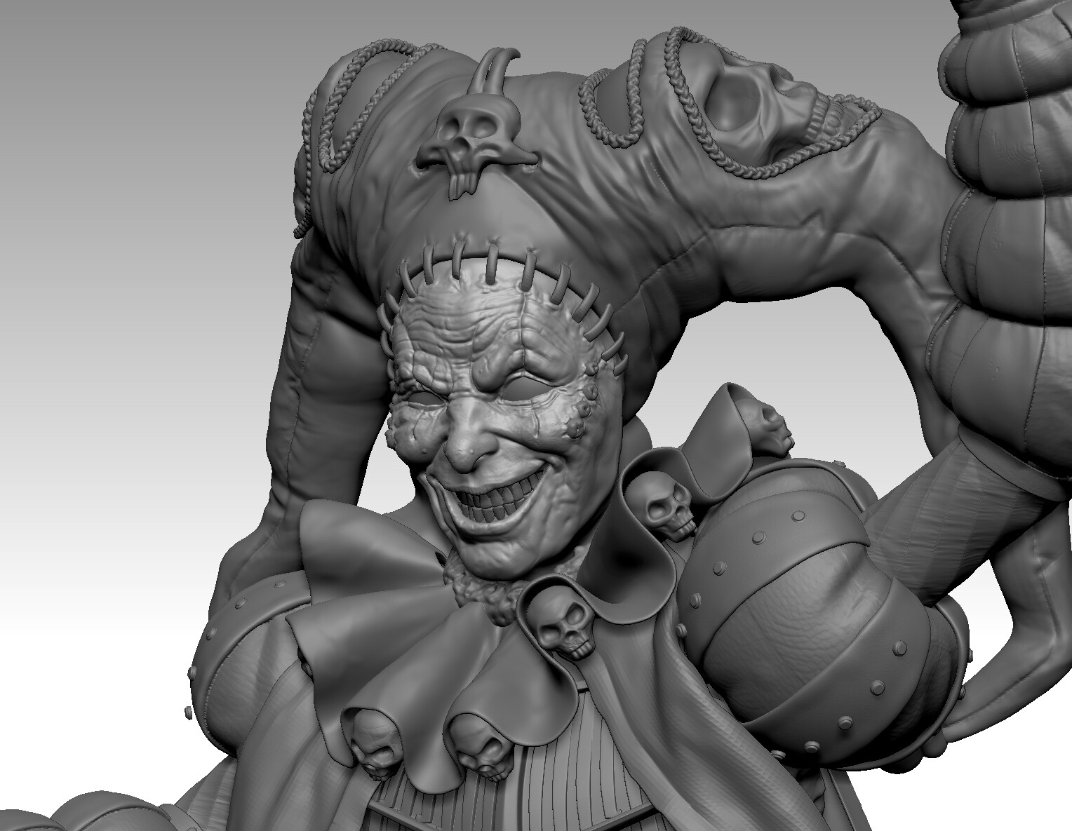 ArtStation - The clown : court of the dead