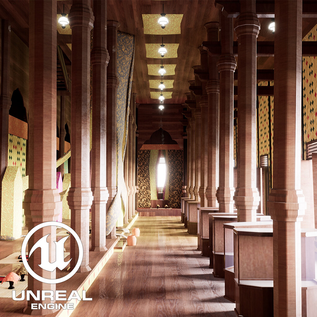 ArtStation - Virtual Tour Rumah Gadang (UE4)