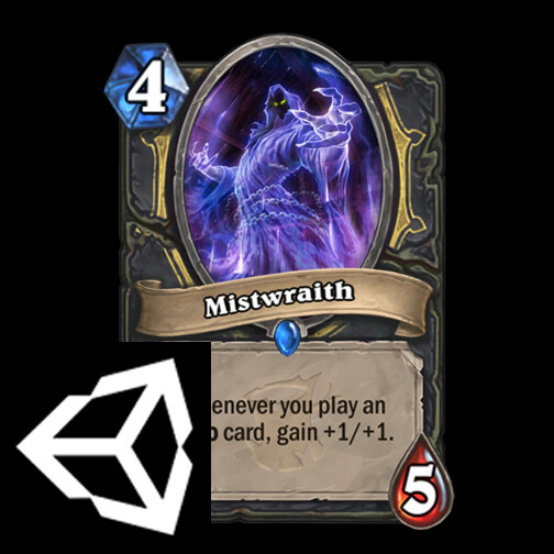 ArtStation - Mistwraith card idle animation / Unity