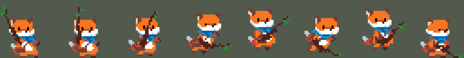 ArtStation - Fox attack cycle