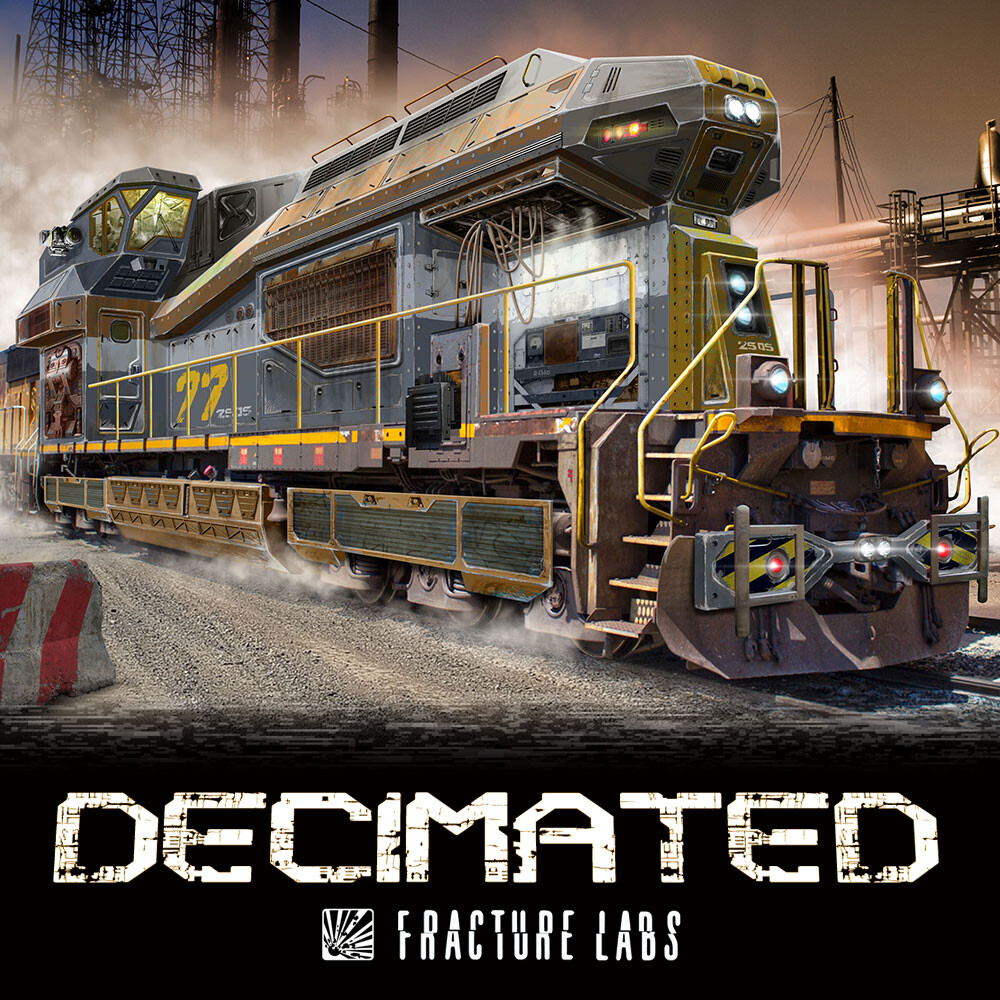 ArtStation - DECIMATED : FREIGHT TRAIN 1