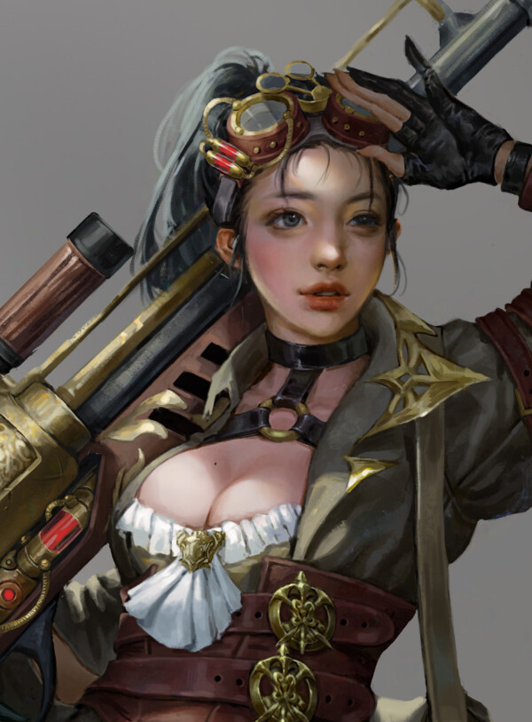 ArtStation - Steampunk girl