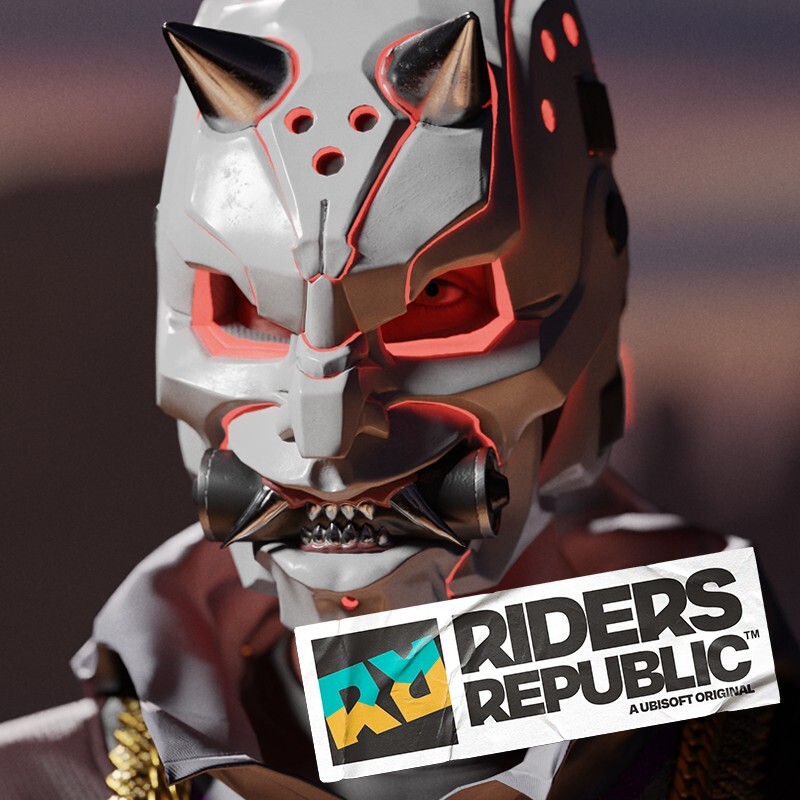 ArtStation - Riders Republic - Demon Mask