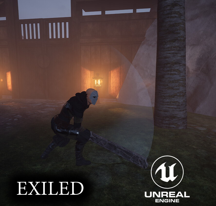 ArtStation - Exiled - UE4 - Combat VFX (Block/Dodge/Blood/WeaponTrail ...
