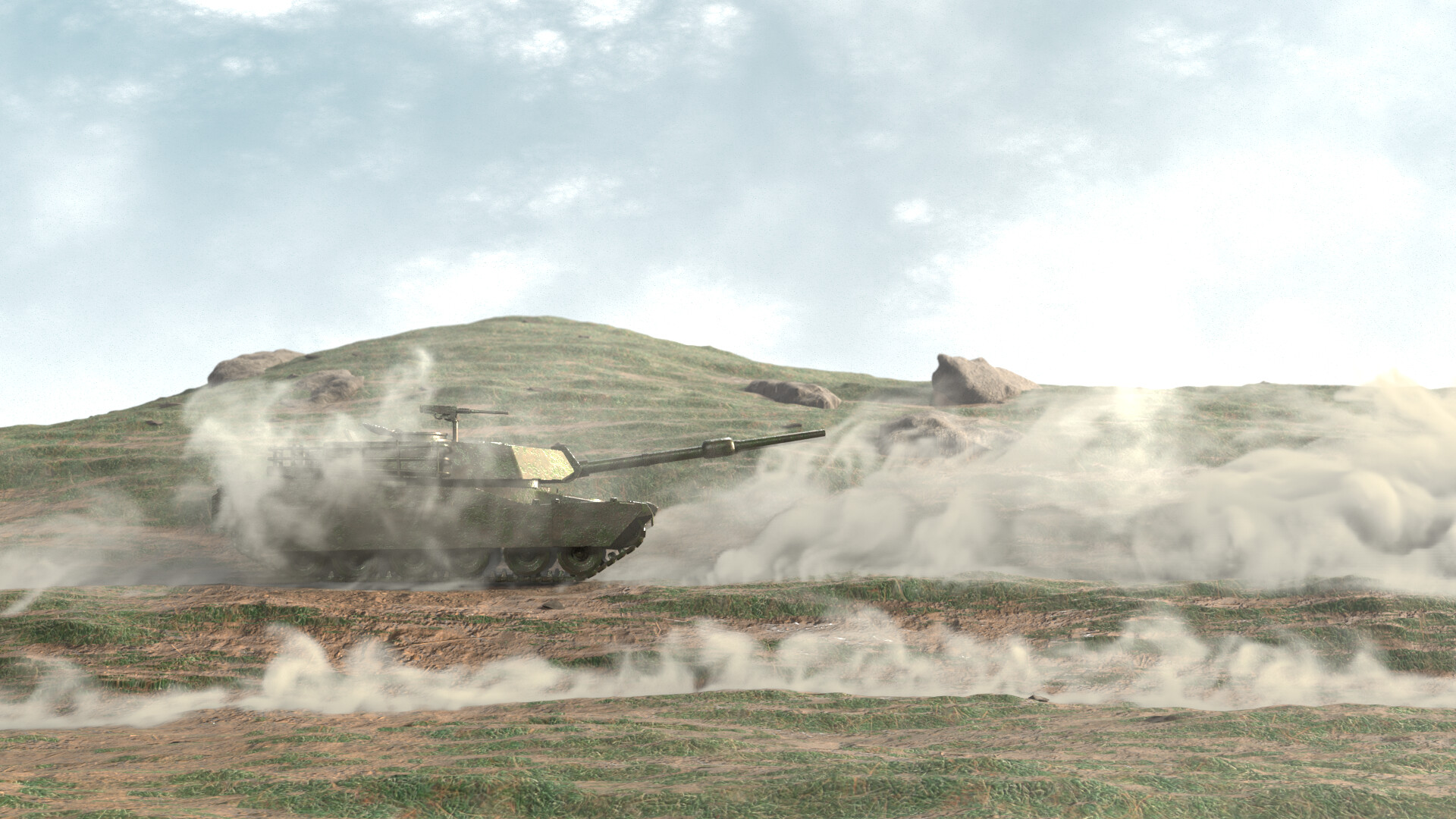 ArtStation - Tank shot