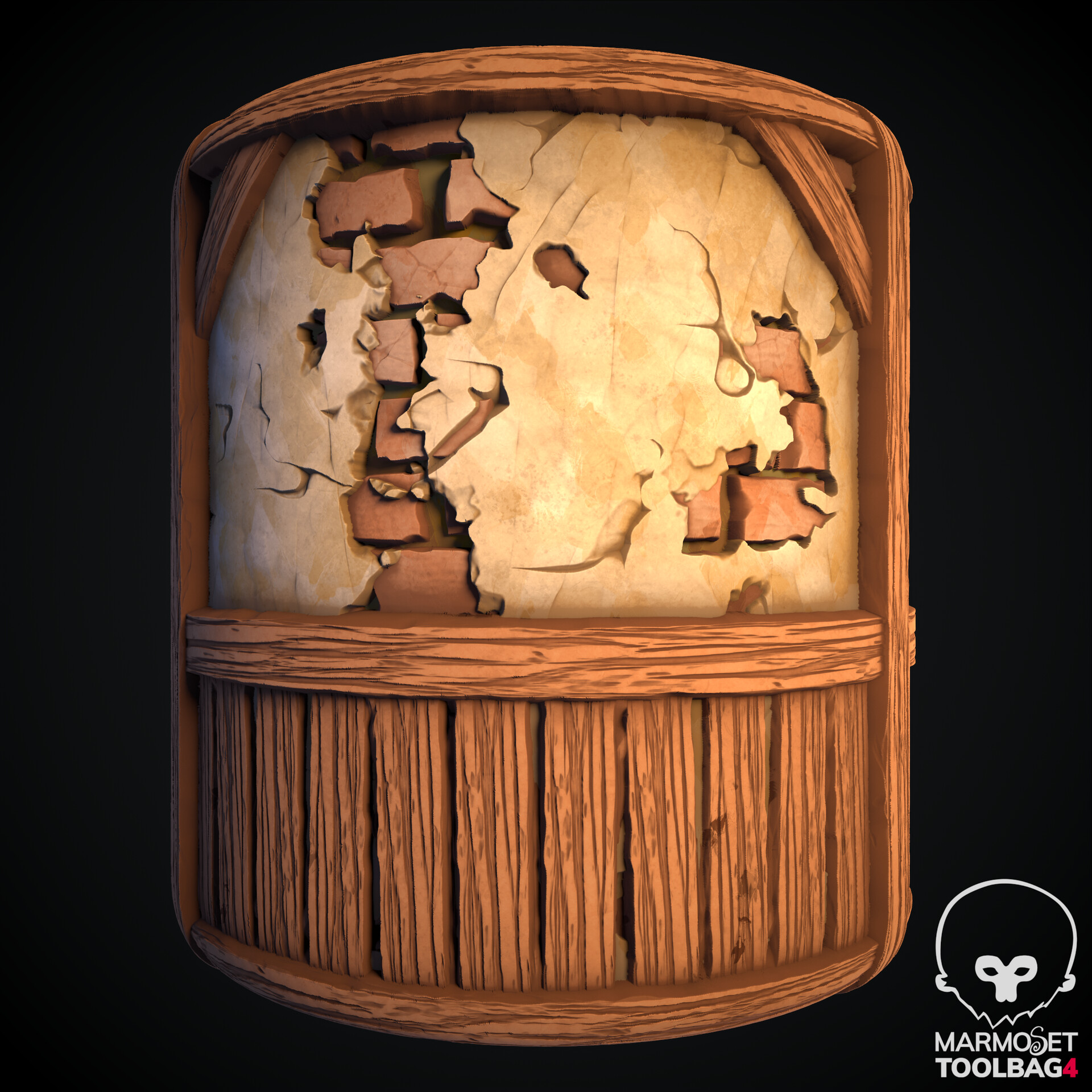 ArtStation - Stylized Wall Material