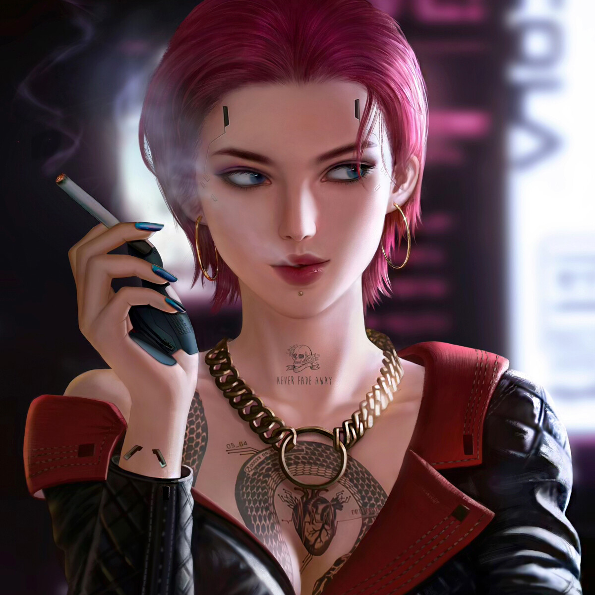 ArtStation - I drew a illustration about V