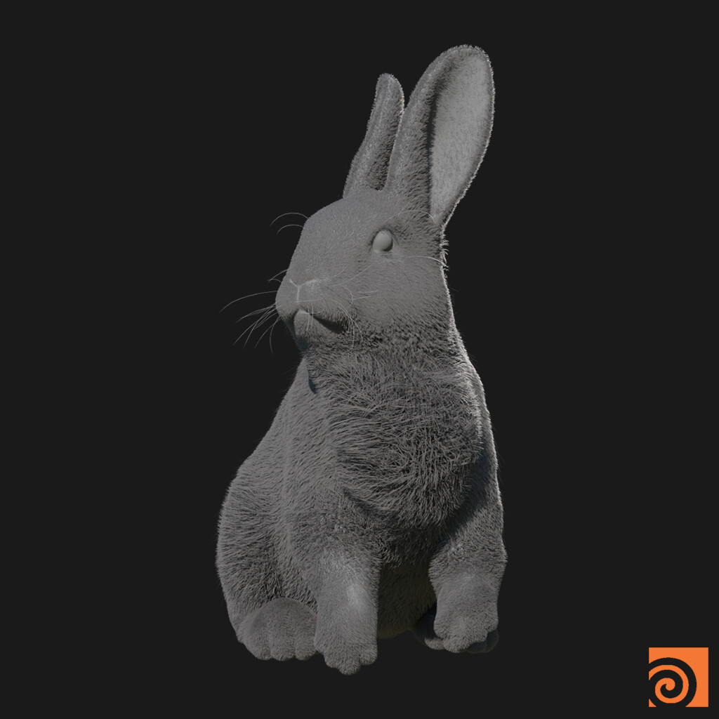 ArtStation - Rabbit Hair Simulation
