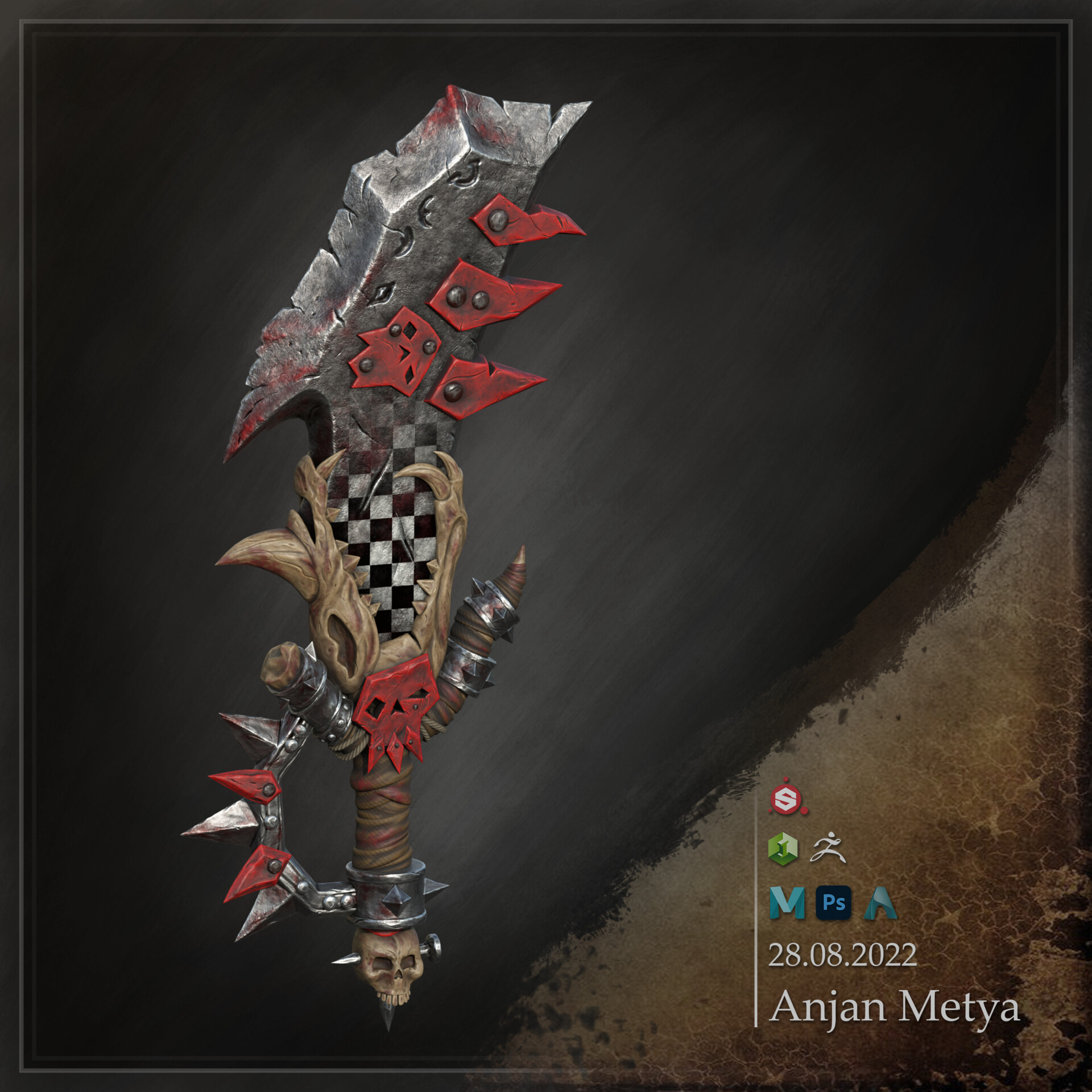 ArtStation - Orc Choppa (stylised AXE)