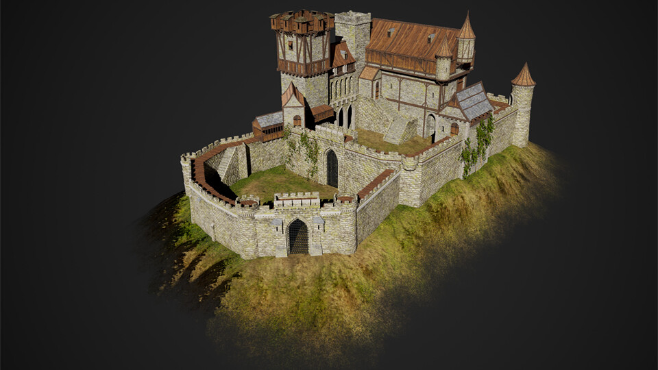 ArtStation - RTS Medieval Castle