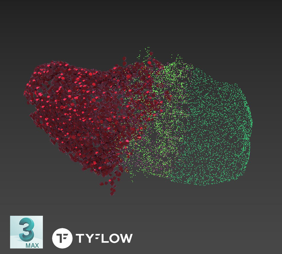 ArtStation - choriography Particle Effect for a Product (Unfinished)