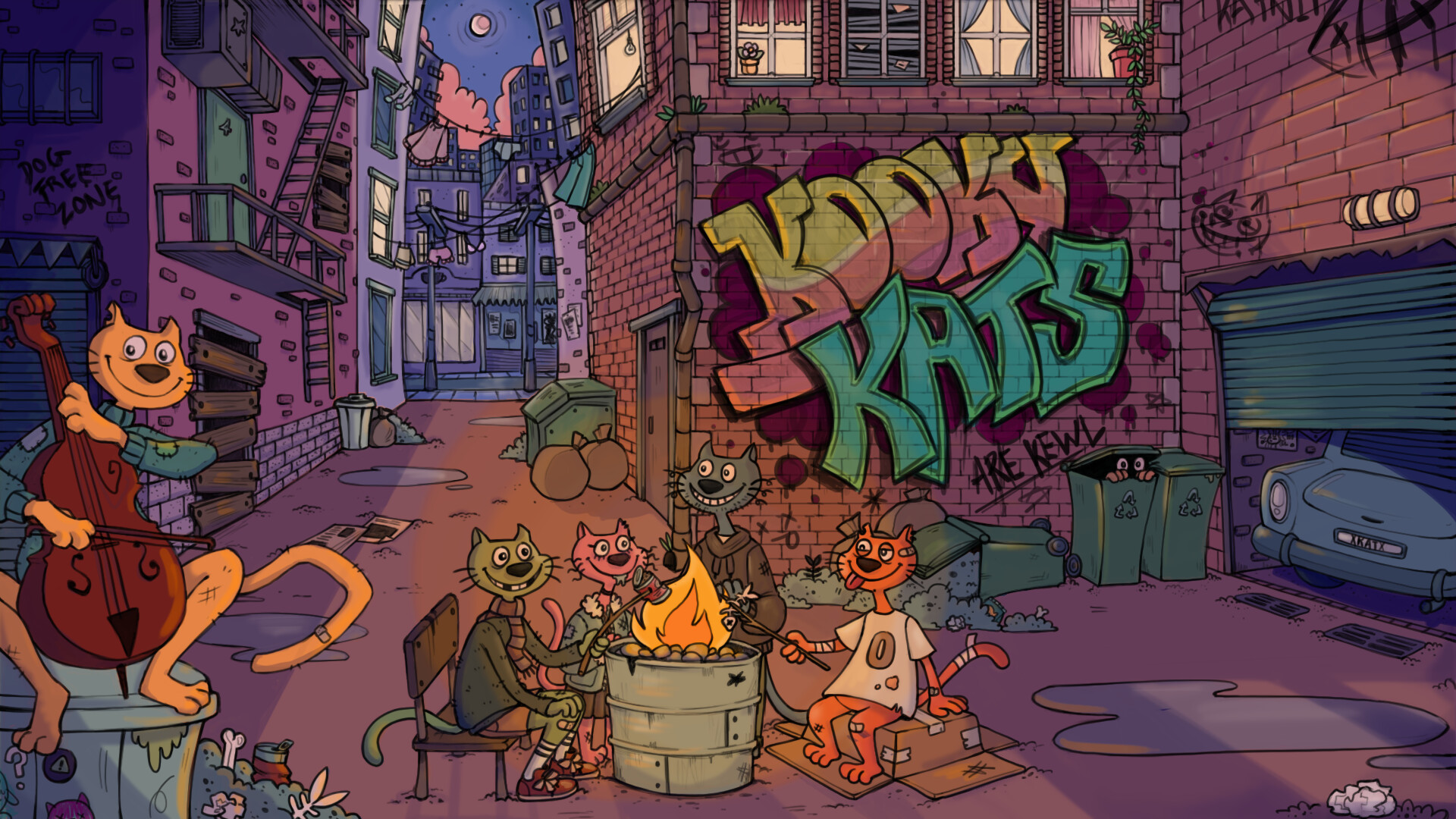 ArtStation - Web Illustration for Kooky Co