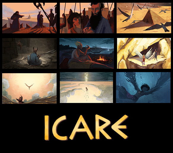 ArtStation - ICARE - Color Script