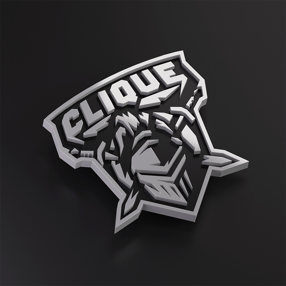 ArtStation - Logo for CLIQUE