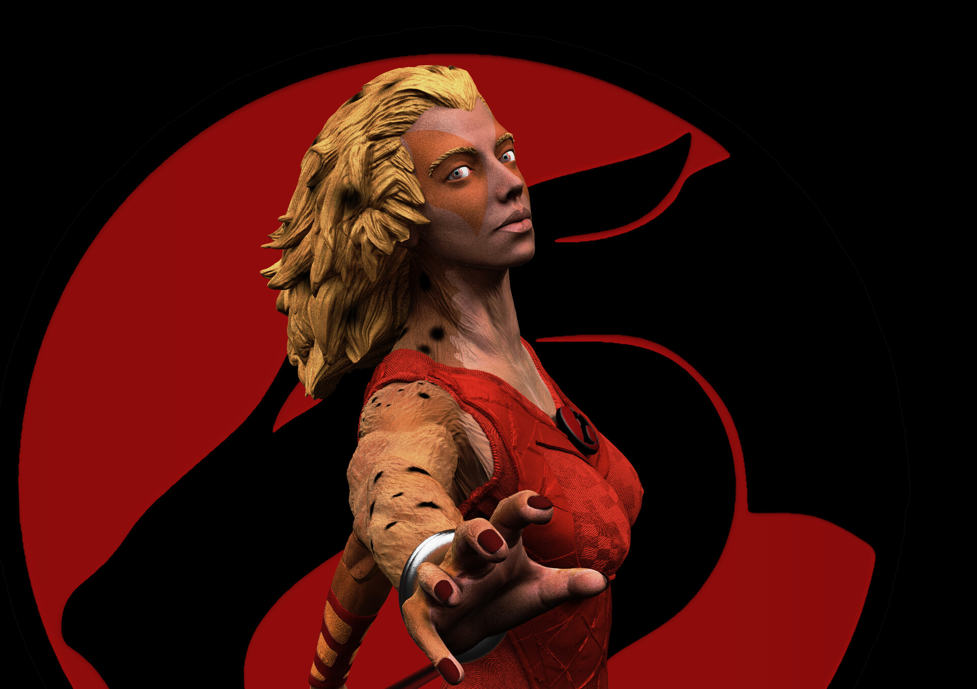 ArtStation - Thundercats_ Cheetara Fan art. Personal proyect.