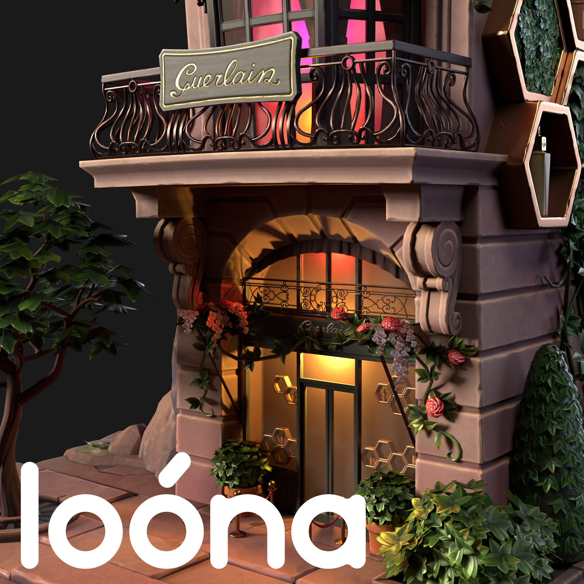 ArtStation - The Paris Store Sleepscape