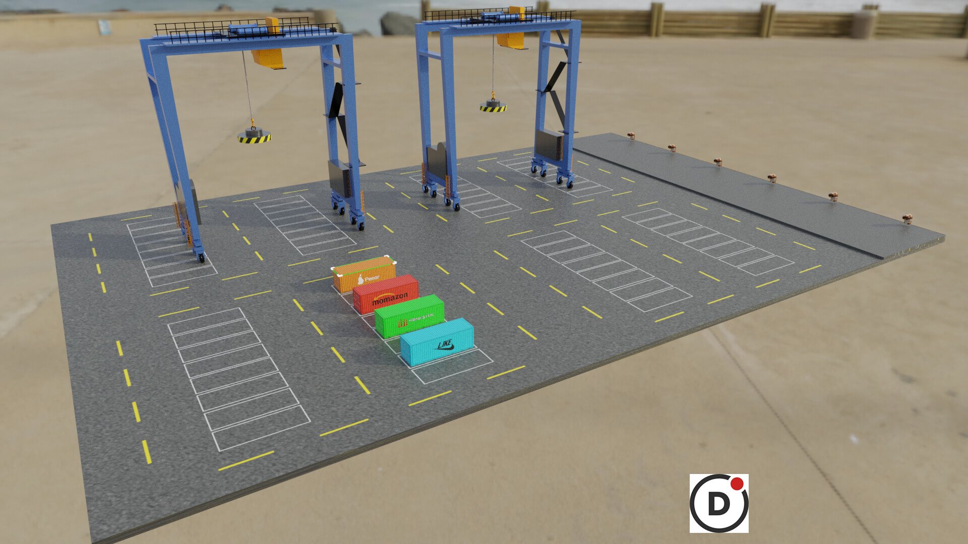 ArtStation - 3D Port Design