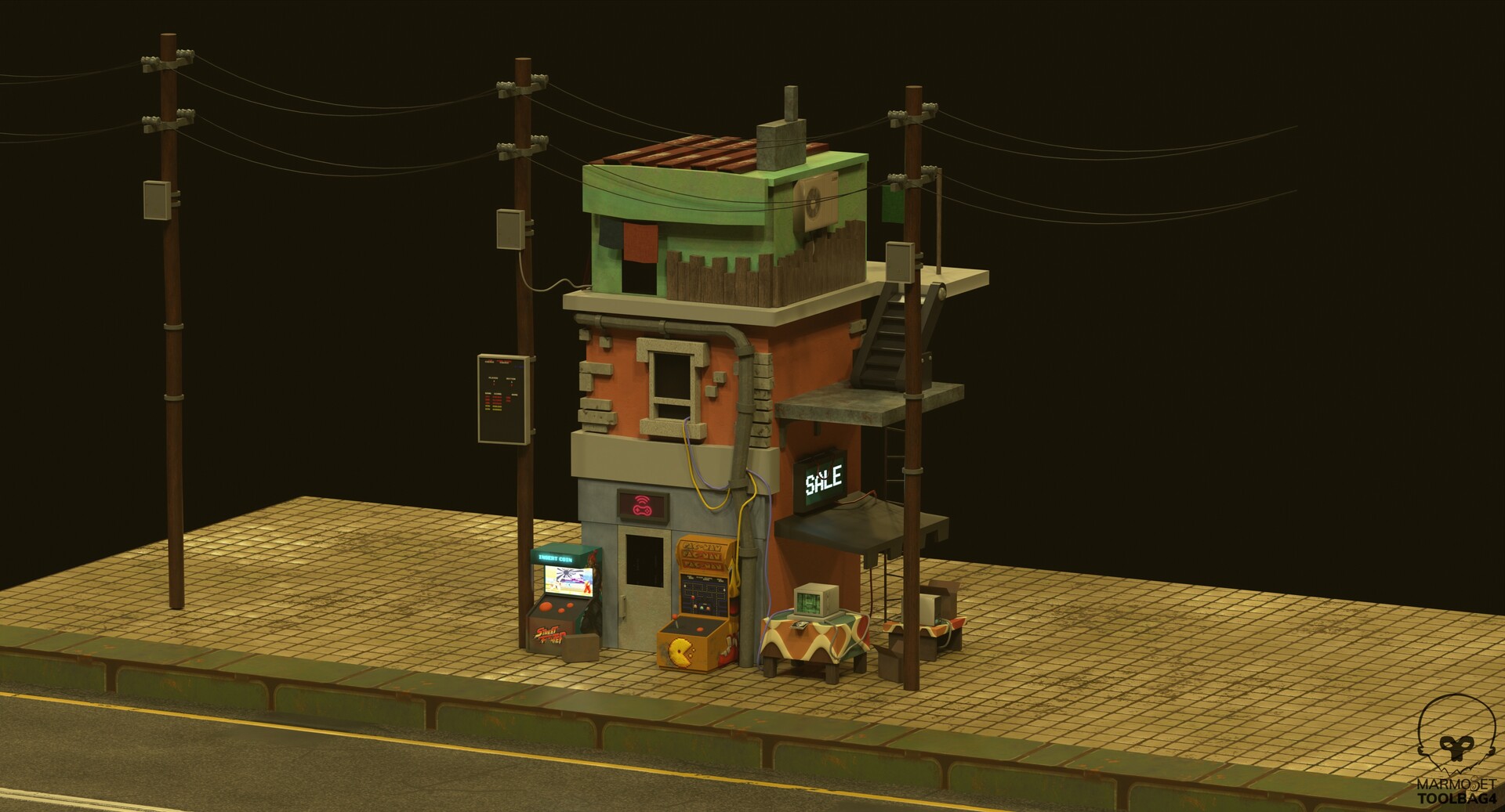 ArtStation - Retro Postapo Environment