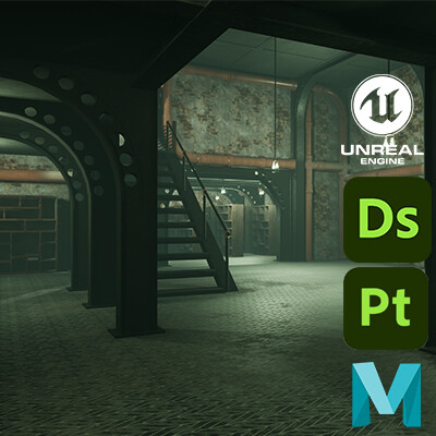 ArtStation - Empty Steampunk Workshop